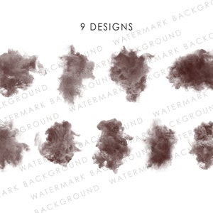 Brown Smoke Overlays, Smoke Png, Logo Background Png, Brown Fog Design ...