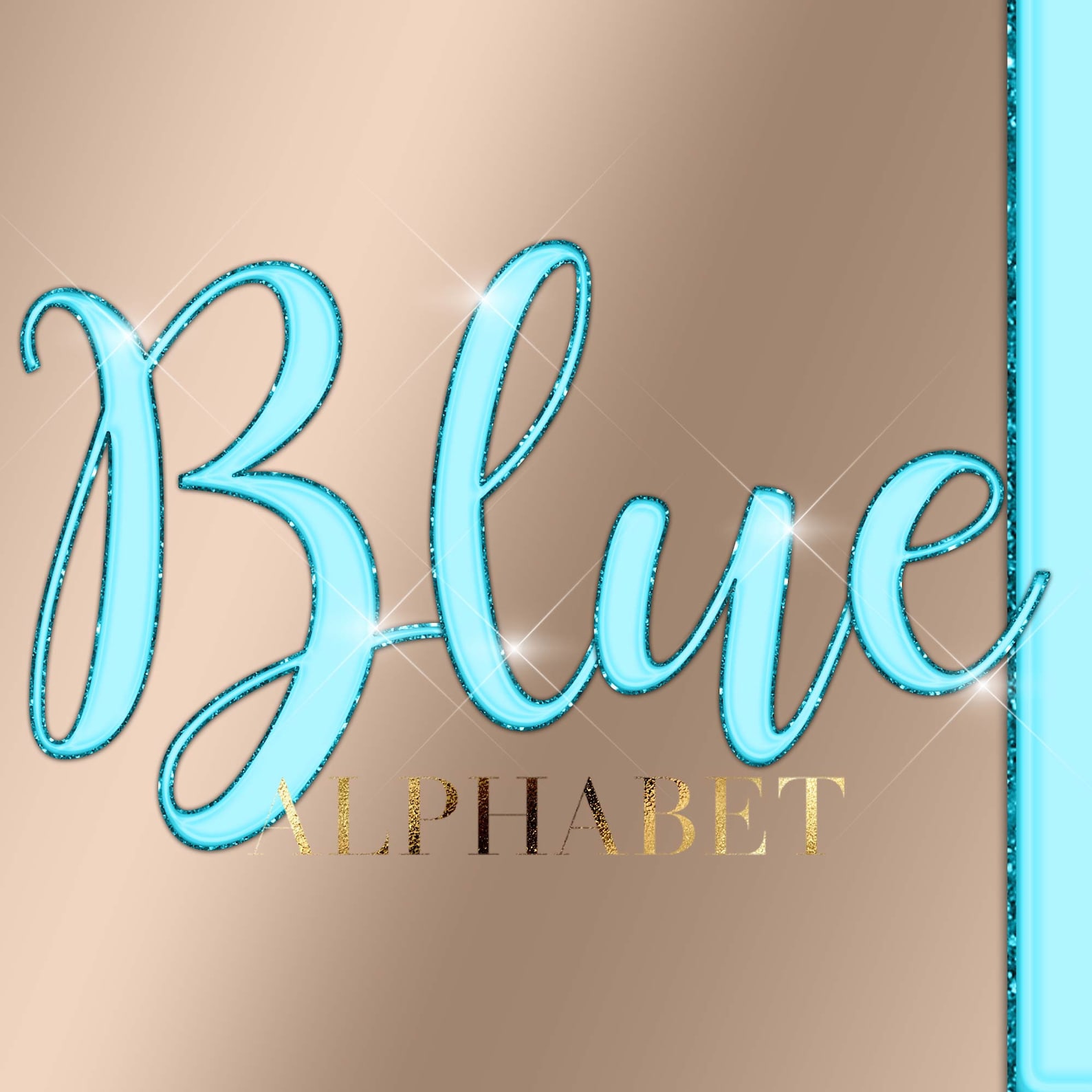 Glitter Blue Alphabet PNG Clip Art, Glitter Letters, Blue Letters Png ...