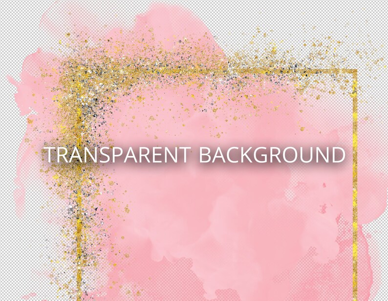 Logo Background Png Pink Brush Stroke Png Blush Pink Frame - Etsy