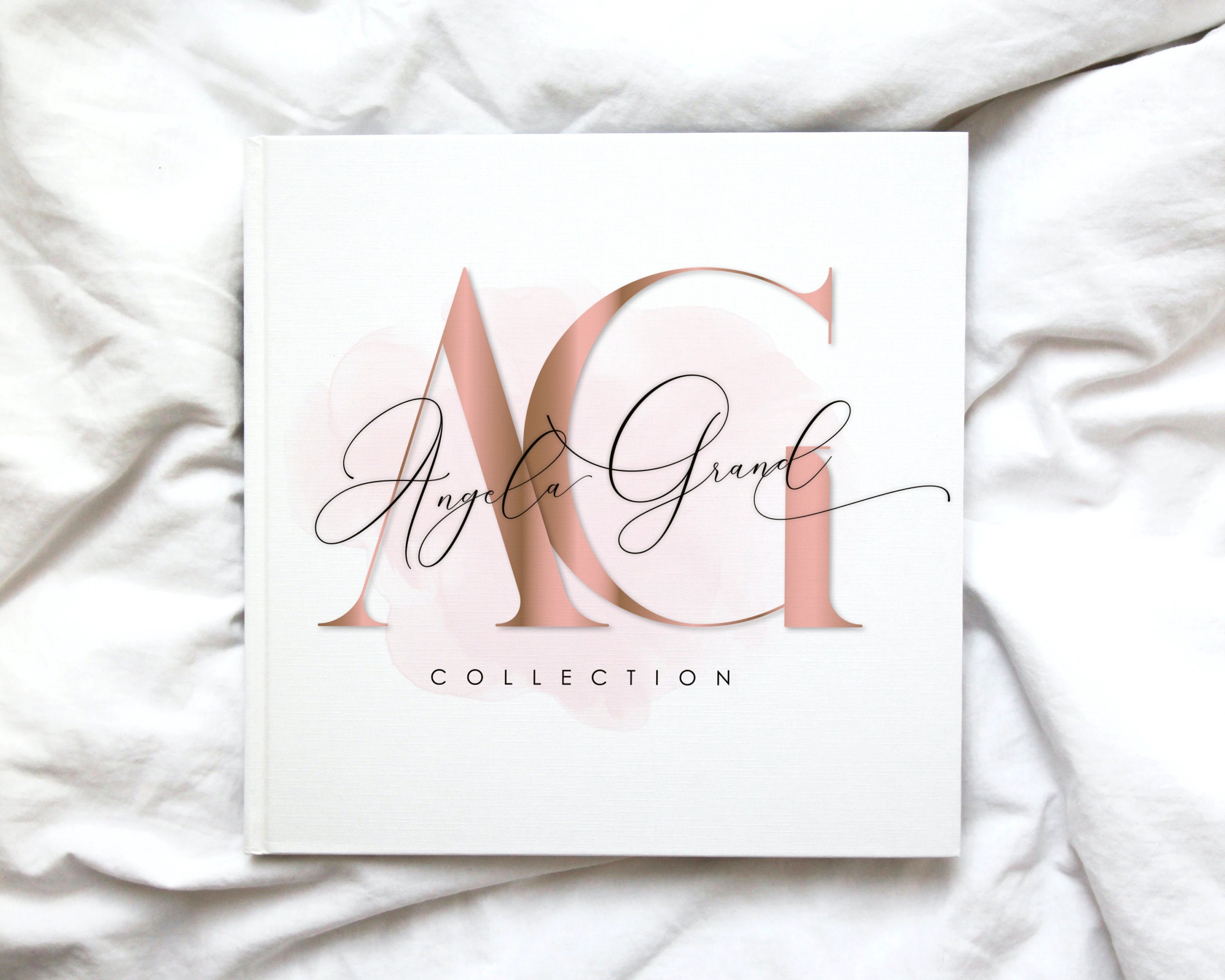 Rose Gold Logo, Beauty Logo. Text Logo, Premade Logo Design, Nail Logo ...