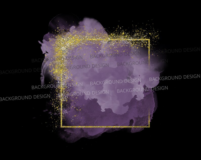 Logo Background Png Purple Brush Stroke Png Glitter Purple - Etsy