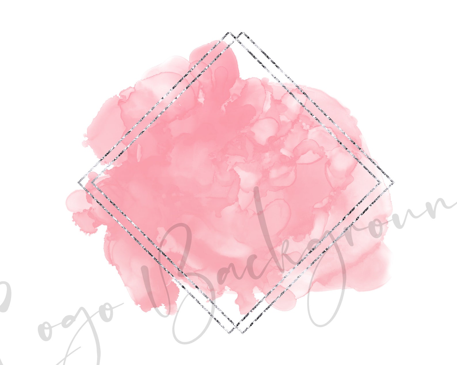 Logo Background Png Pink Brush Stroke Png Glitter Pink - Etsy