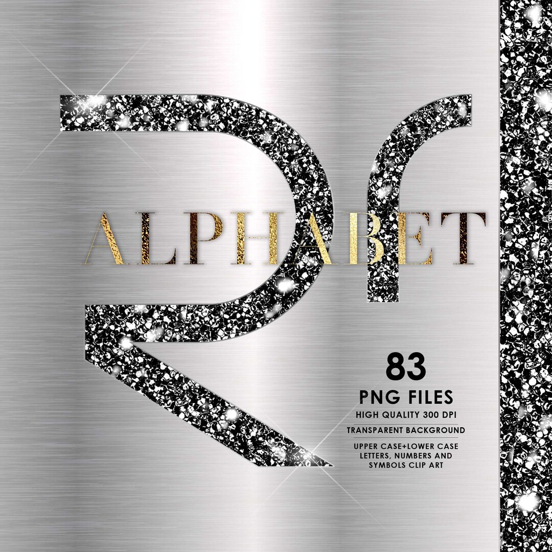 Silver Diamond Alphabet PNG, Silver Letters Clipart, Diamond Letters ...