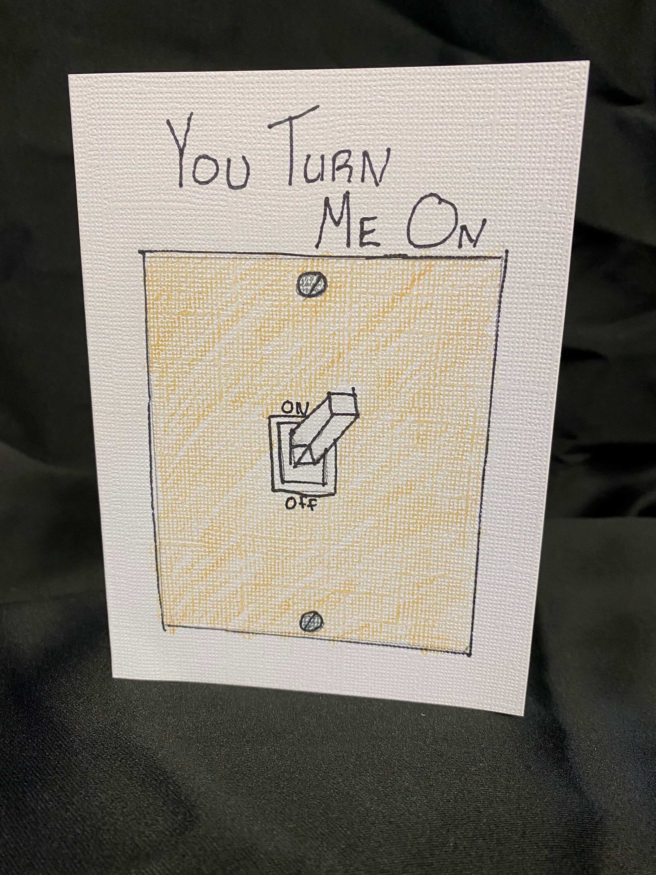 Light Switch Greeting Card - Etsy