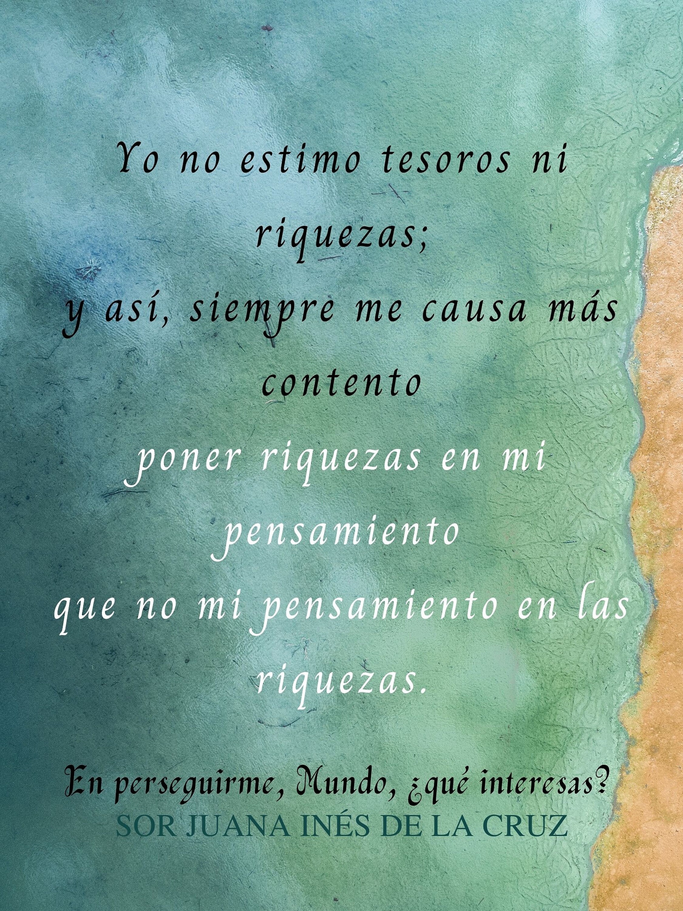 Poema De Sor Juana Inés De La Cruz / Early Spanish Poetry / - Etsy UK