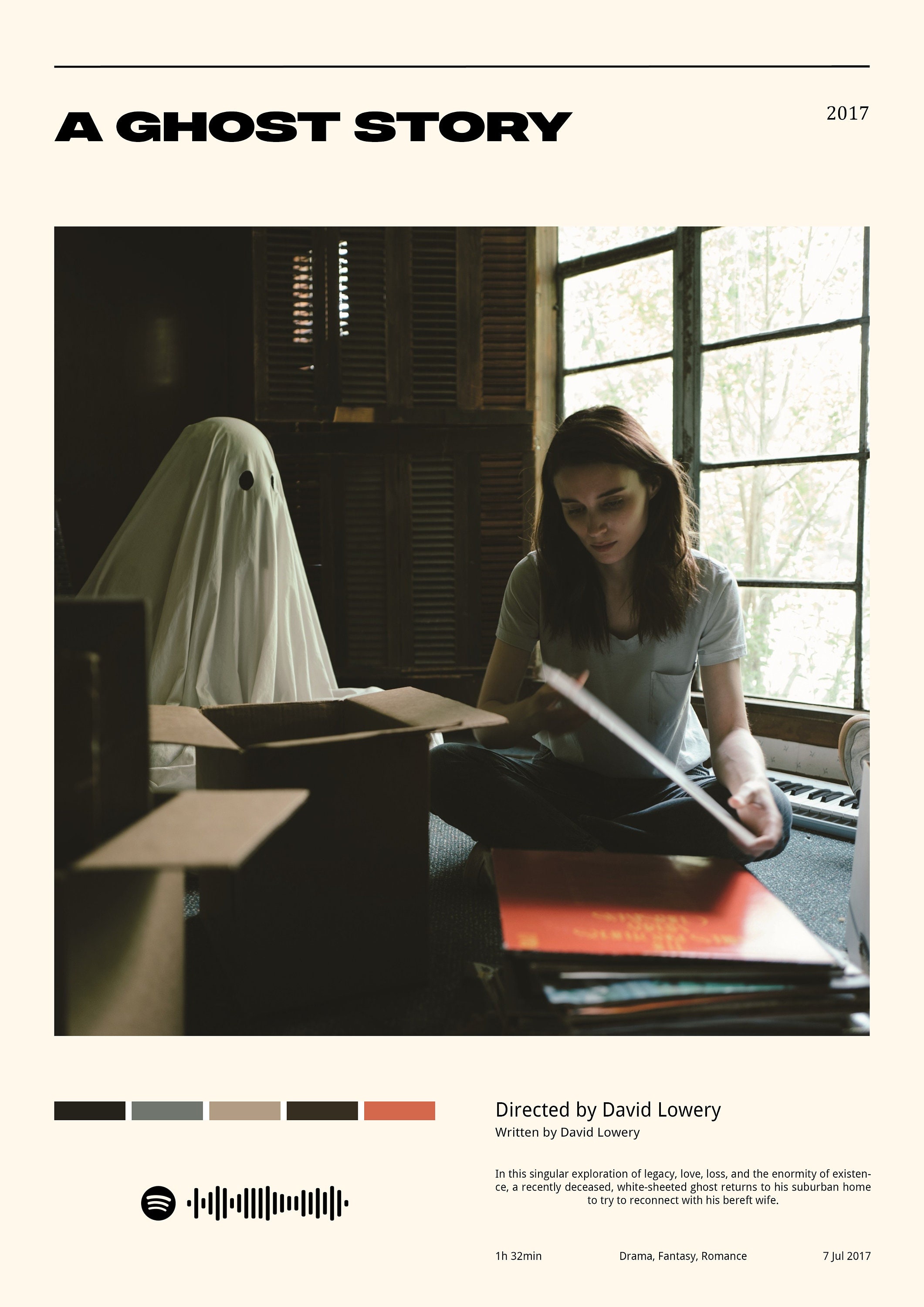 A Ghost Story Movie Poster A3/A4 Vintage Retro Art Print - Etsy