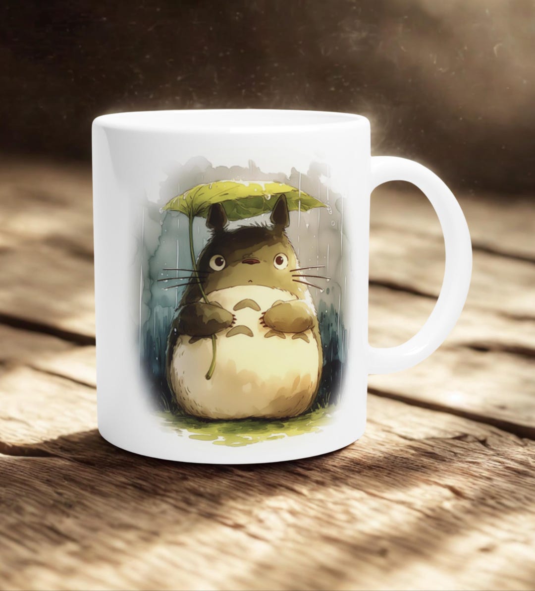 Totoro Mug: Anime Forest Ceramic Coffee Cup - Etsy