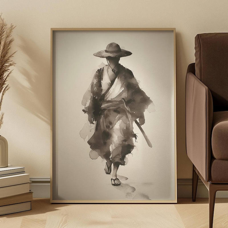 Sumi Ink Art Piece Print - Etsy UK