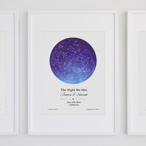 Personalized Star Map Print: Custom Night Sky Gift - Etsy