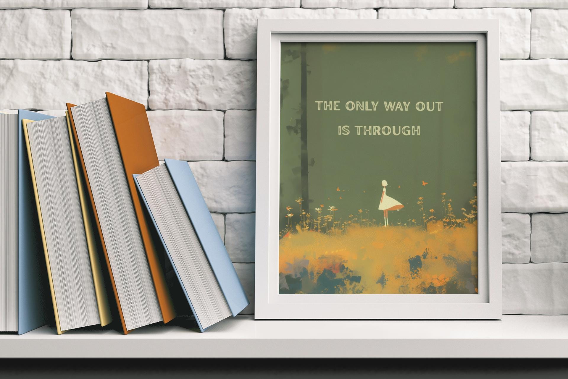 Inspirational Forest Art Print: Motivational Quote Wall Decor - Etsy