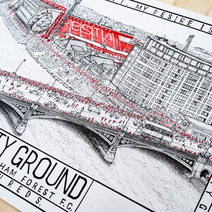 The City Ground, Mist Rolling in From the Trent. - Etsy UK