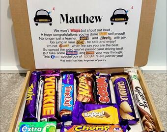 Congratulations on Passing Driving Test Personalised Chocolate Message ...