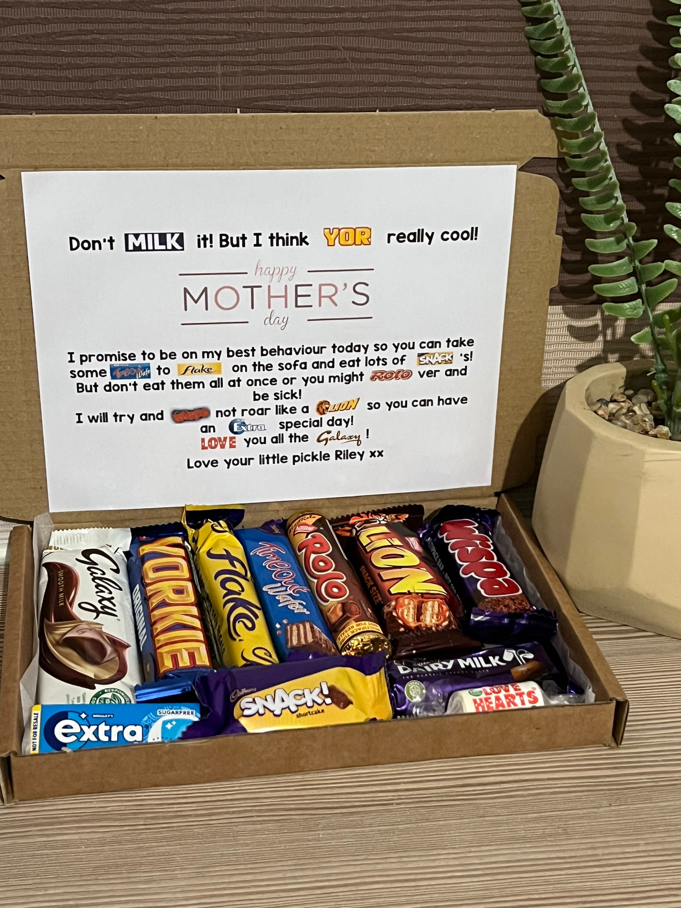 Mothers Day Chocolate Poem Box Chocolate Box Mum/nan Gifts - Etsy UK