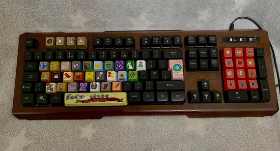 Old School Runescape Painted Keyboard. - Etsy