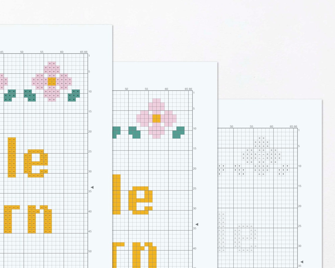 Vintage Pyrex Stack Nesting Mixing Bowls Primary Colors Cross Stitch ...