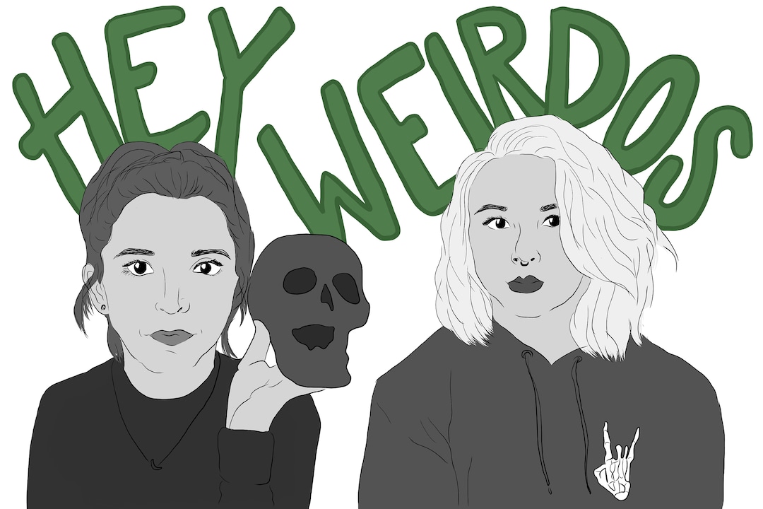 Morbid Podcast Print, Art Print, Ash and Alaina, Digital Illustration ...