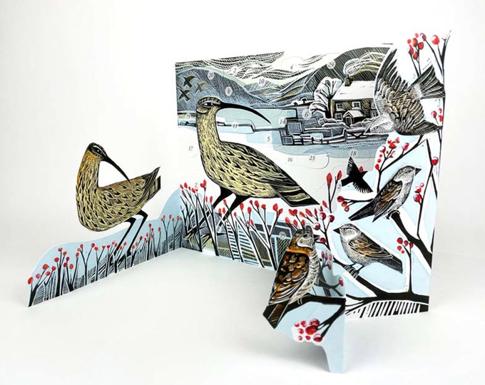 Advent Calendar - Curlew Christmas by Angela Harding - Etsy