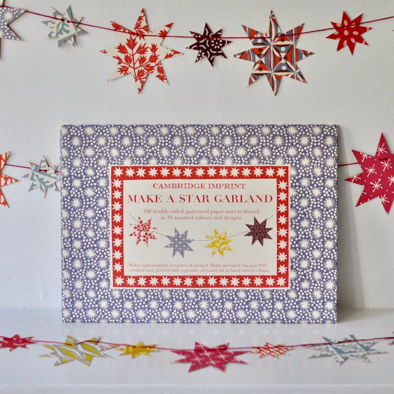 Paper Star Garland - Etsy