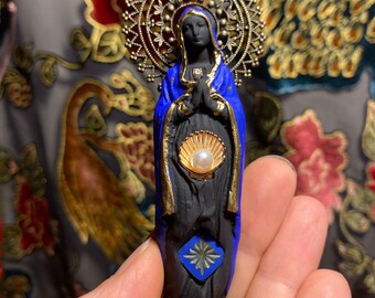 Stella Maris Our Lady Star of the Sea Handmade Lapis Lazuli - Etsy