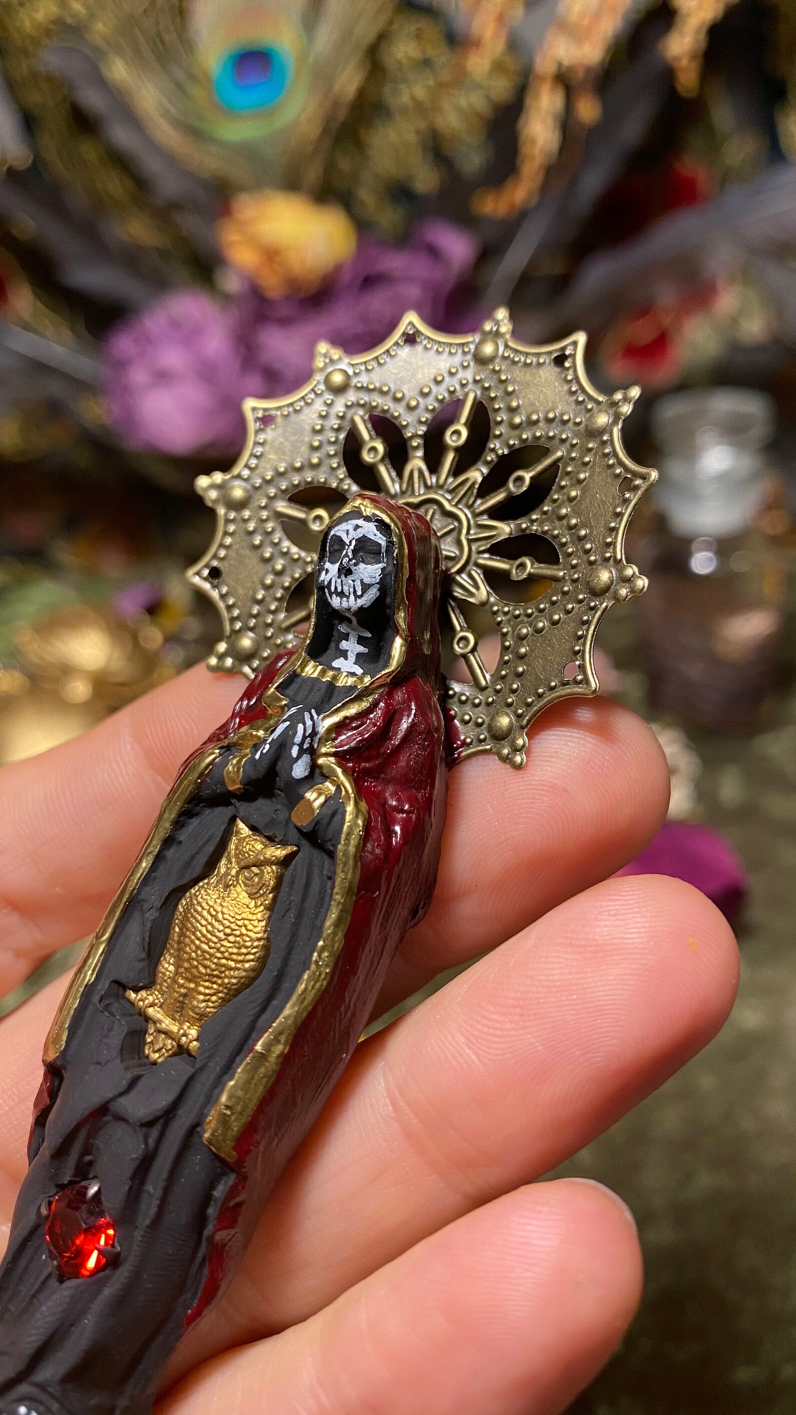 Red Santa Muerte - Etsy