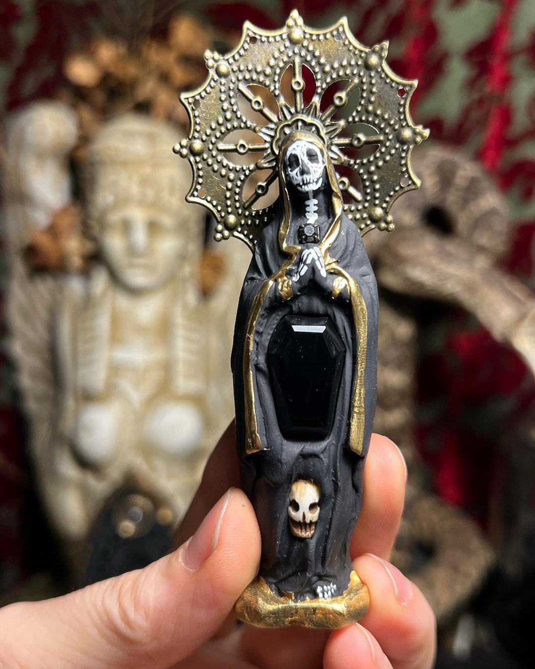 Memento Mori Santa Muerte - Etsy