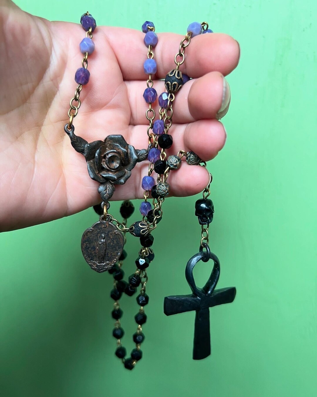 Isis/mary Rosary - Etsy