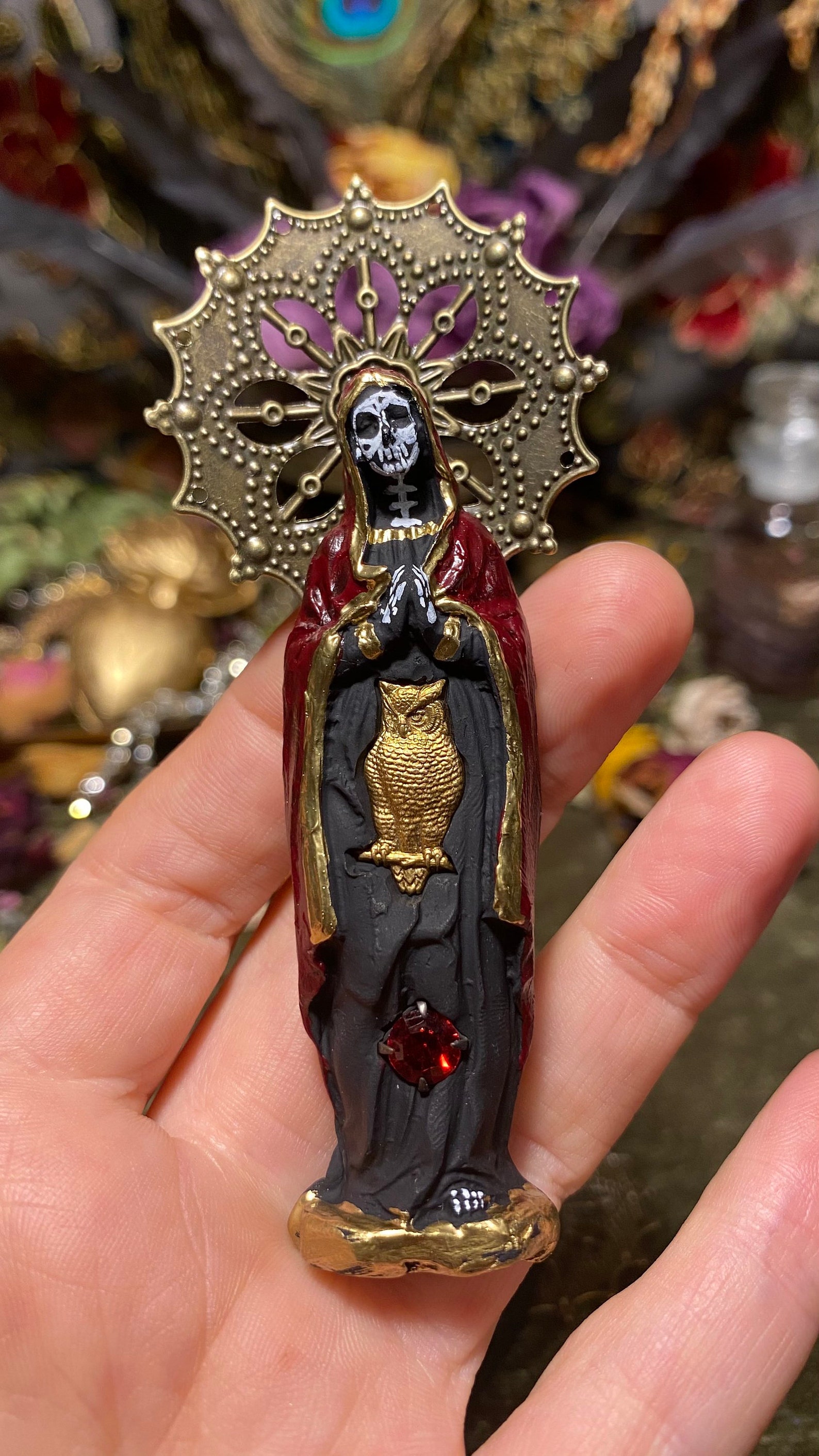 Red Santa Muerte - Etsy