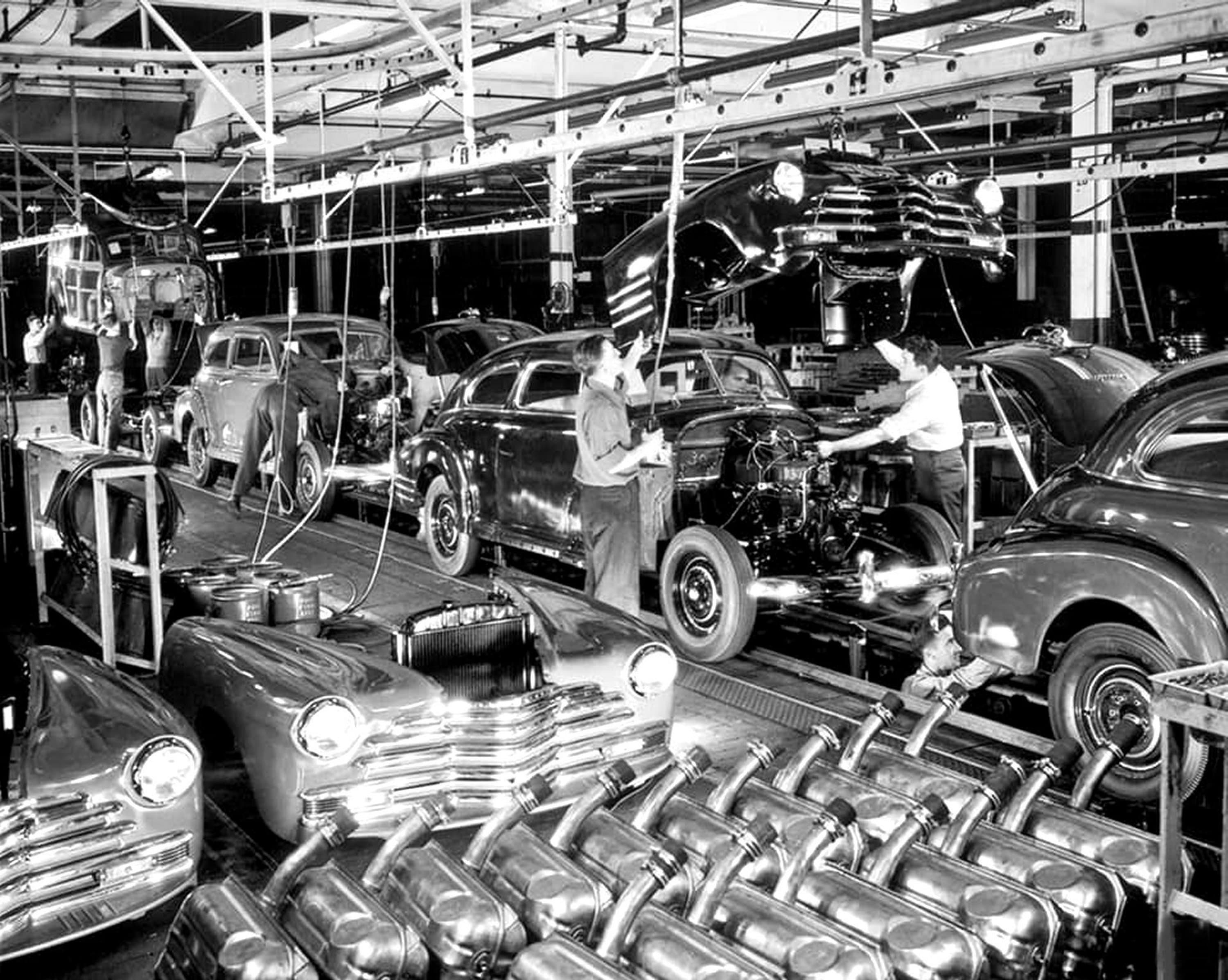 1947 CHEVROLET ASSEMBLY LINE Photo - Etsy