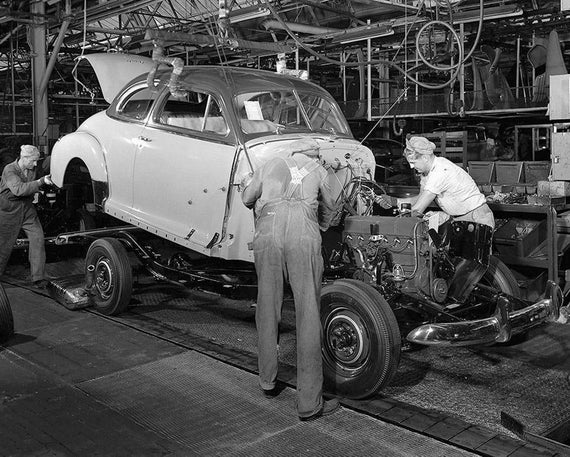 1948 Chevrolet ASSEMBLY Photo - Etsy