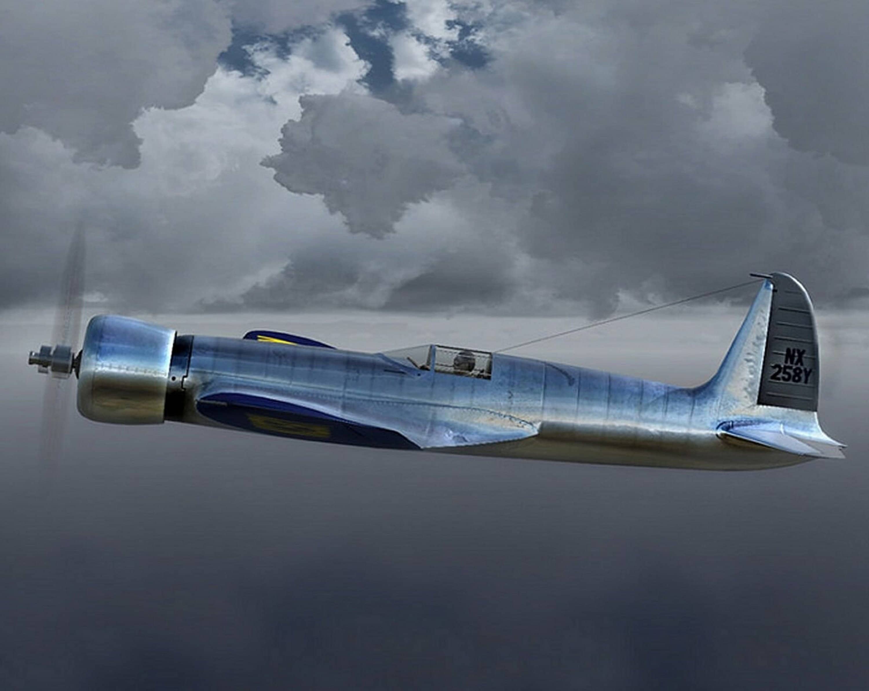 1935 HOWARD HUGHES H-I Racer Airplane Photo - Etsy