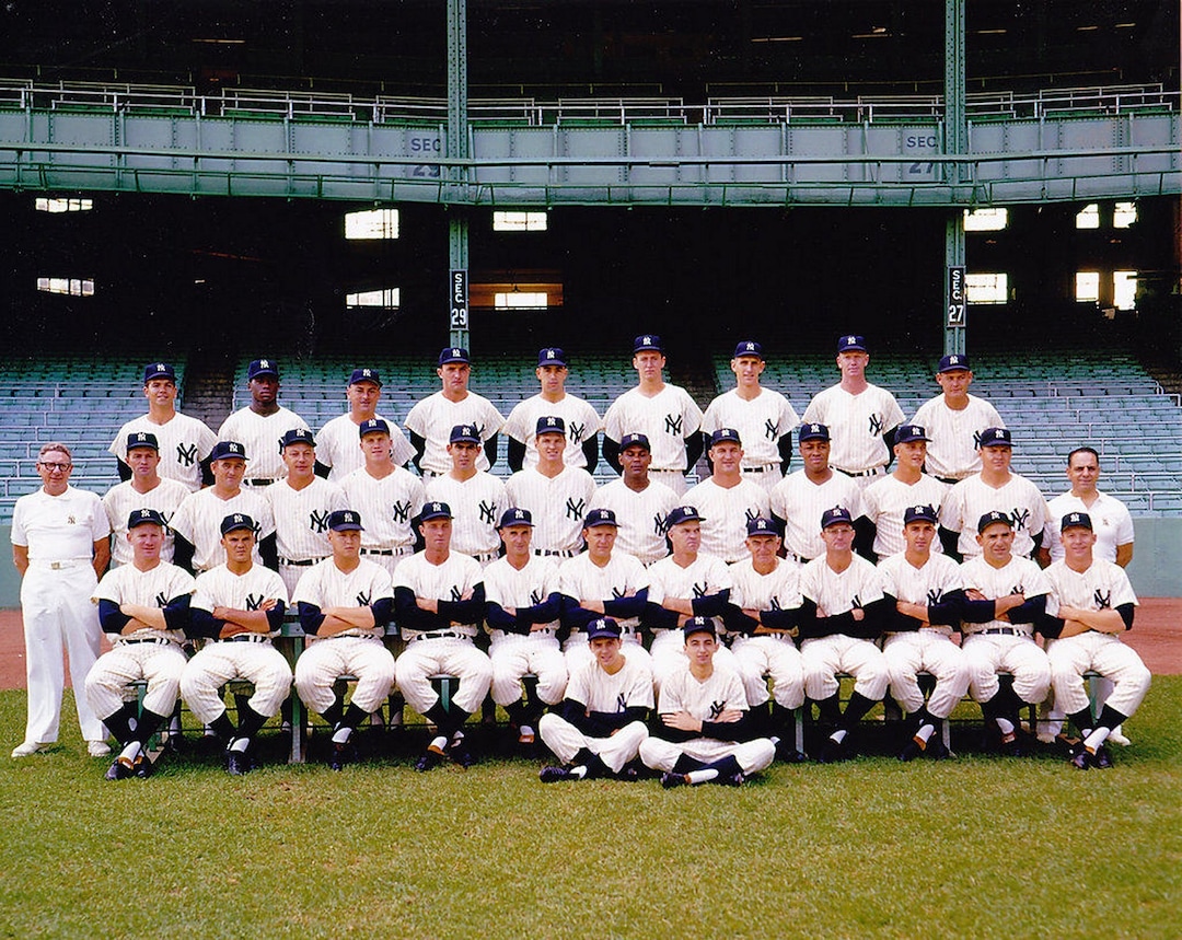 1961 World Champion NEW YORK YANKEES Team Photo - Etsy