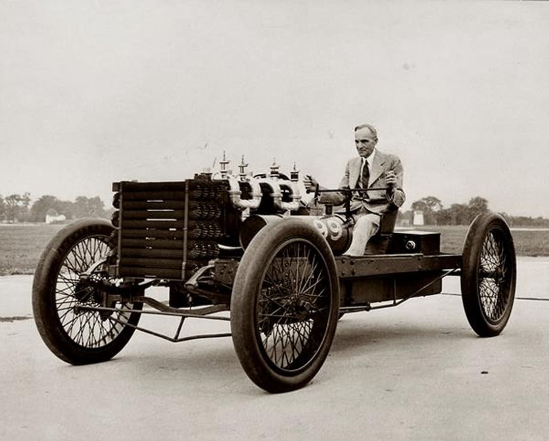 1900s HENRY FORD in Early Racing Car 7x9 Inch PHOTO - Etsy