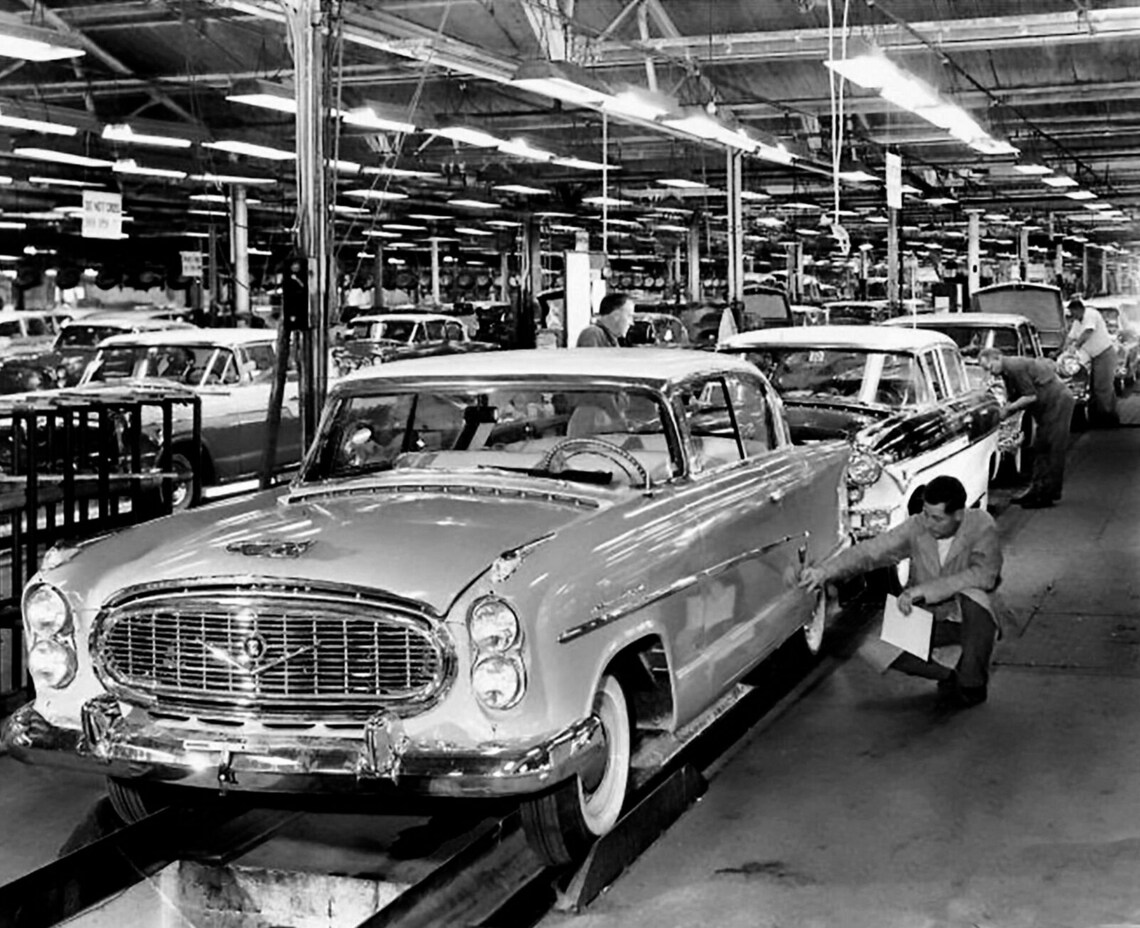 1957 NASH & HUDSON Assembly Line Photo - Etsy