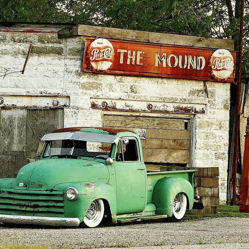 Gas Station Sign Chevy - Etsy