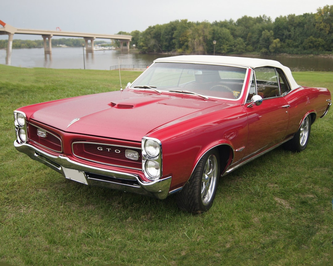 1966 PONTIAC GTO Convertible PHOTO - Etsy