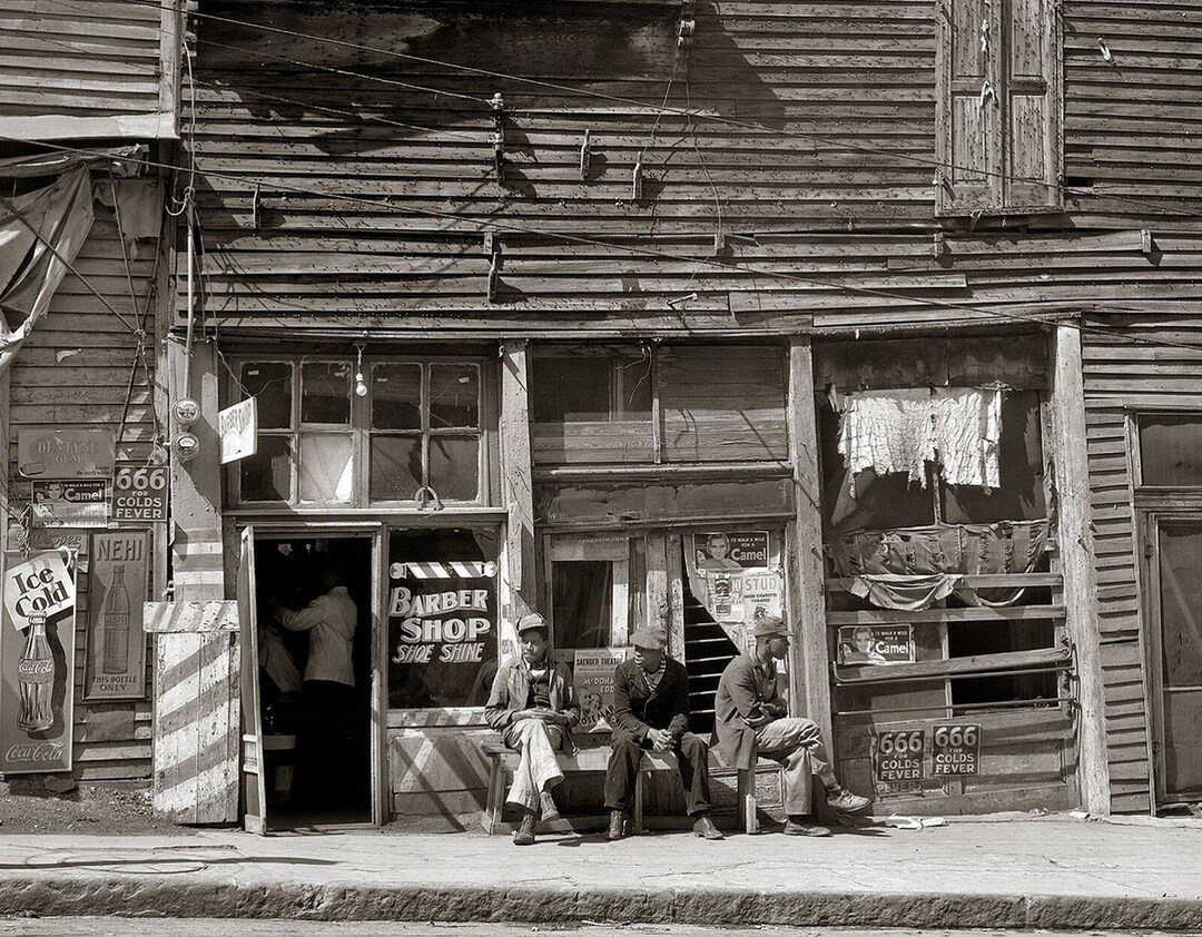 1936 RURAL BARBER SHOP Mississippi Photo - Etsy