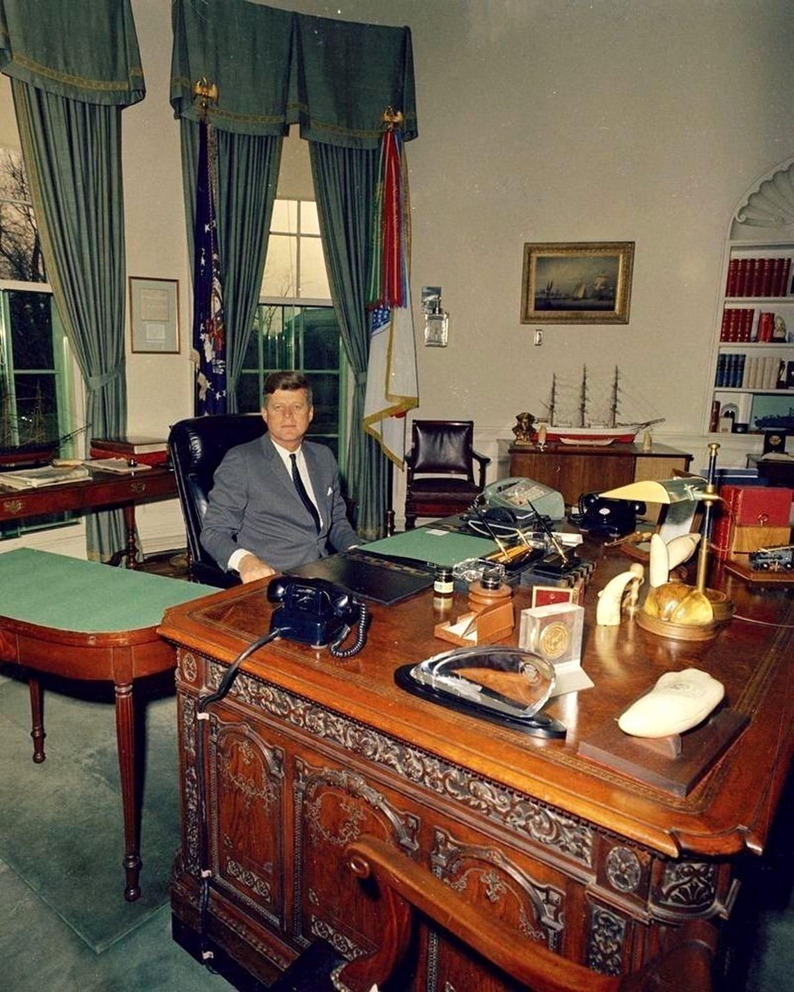 1962 President KENNEDY Oval Office PHOTO - Etsy