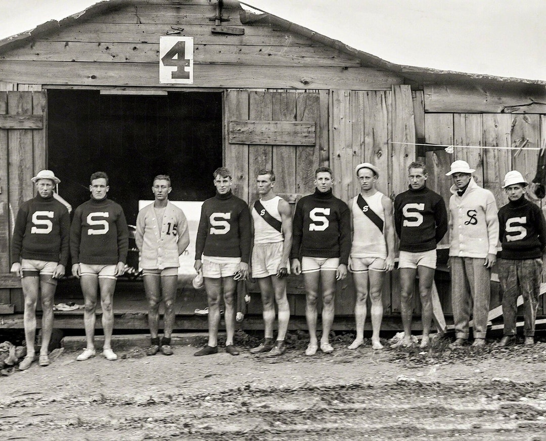 1927 STANFORD UNIVERSITY Rowing Crew PHOTO - Etsy