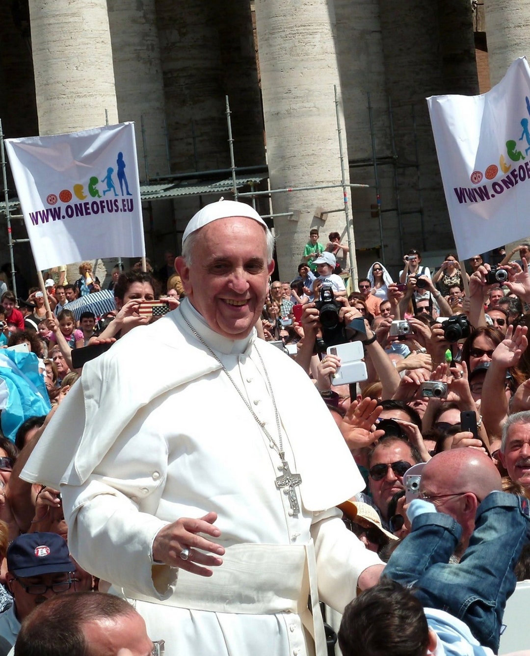 POPE FRANCIS in St. Peters Square Candid PHOTO - Etsy UK