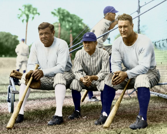 Babe Ruth Color Photo
