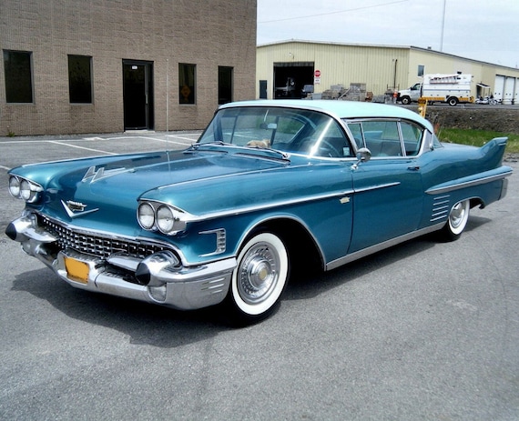 1958 CADILLAC Coupe Deville PHOTO - Etsy