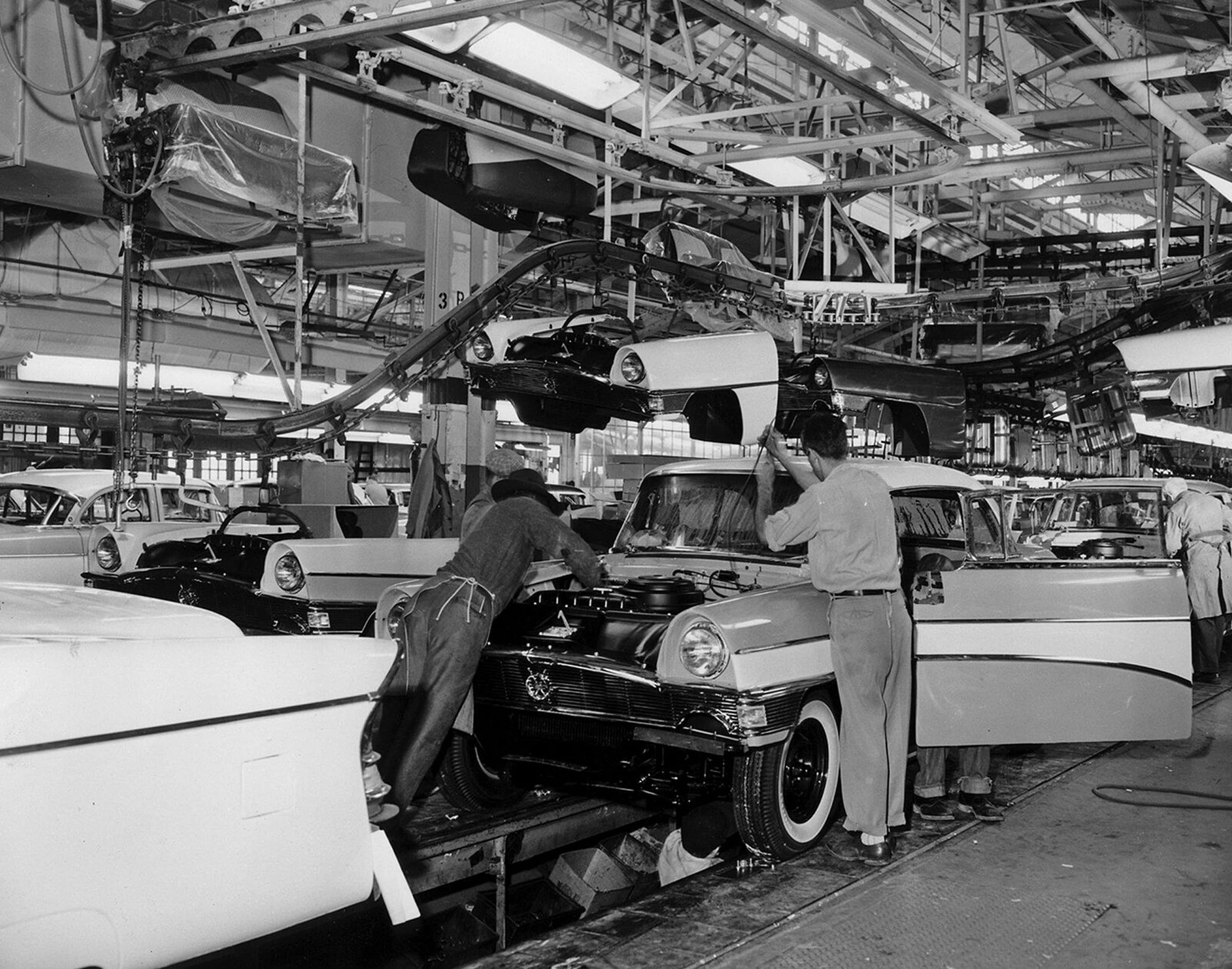 1956 PACKARD ASSEMBLY LINE Photo - Etsy