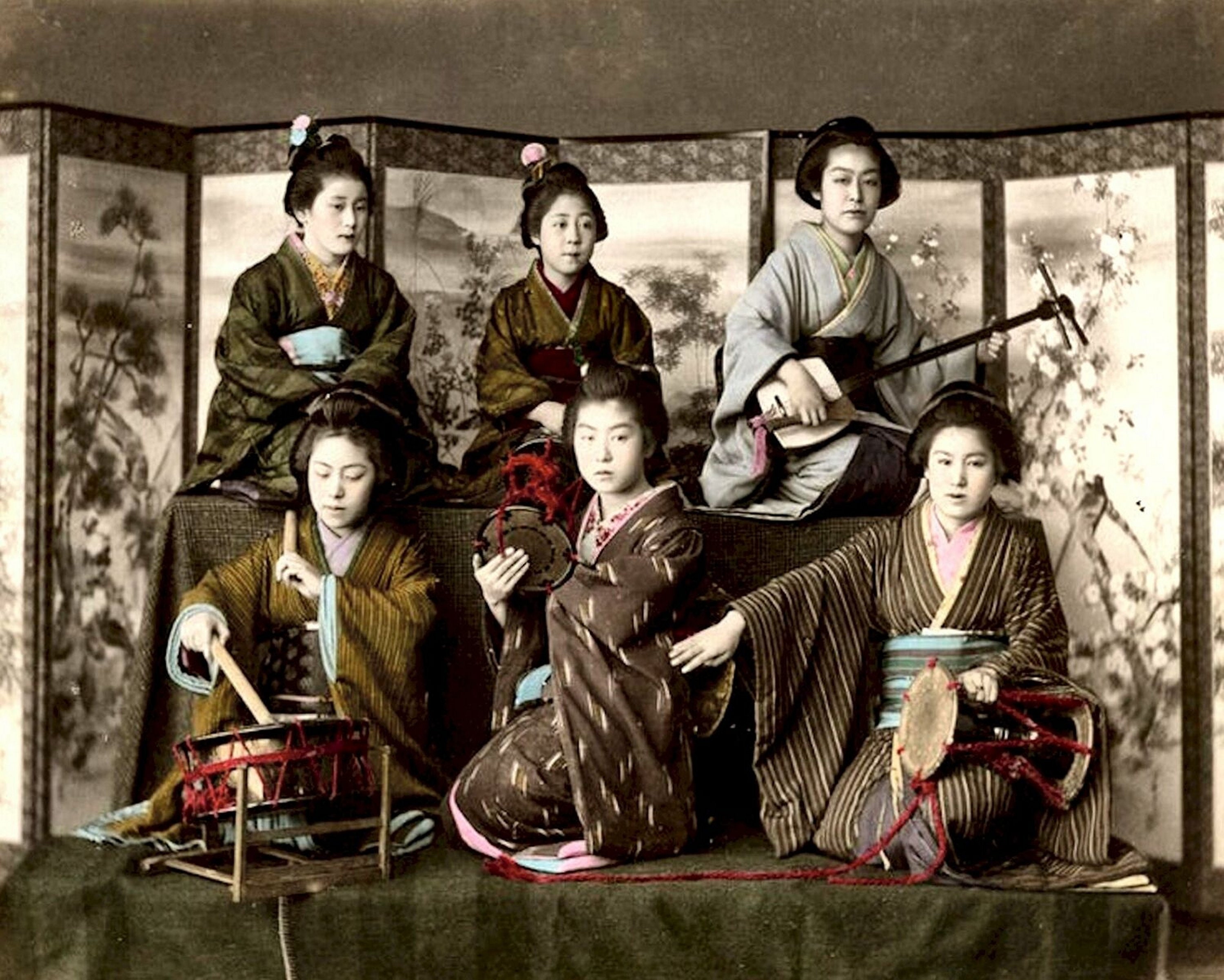 1887 Group of JAPANESE GEISHAS Photo - Etsy