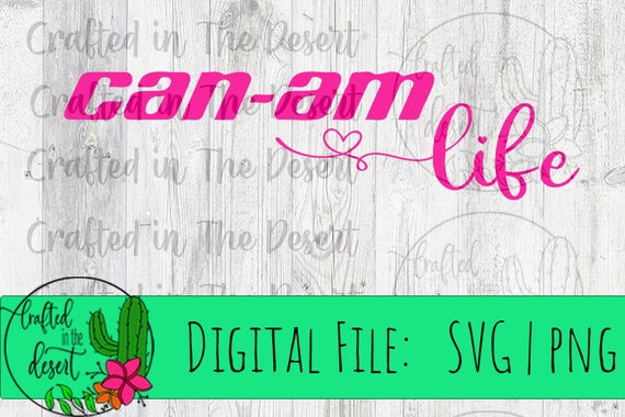 Can-am Life SXS SVG PNG - Etsy
