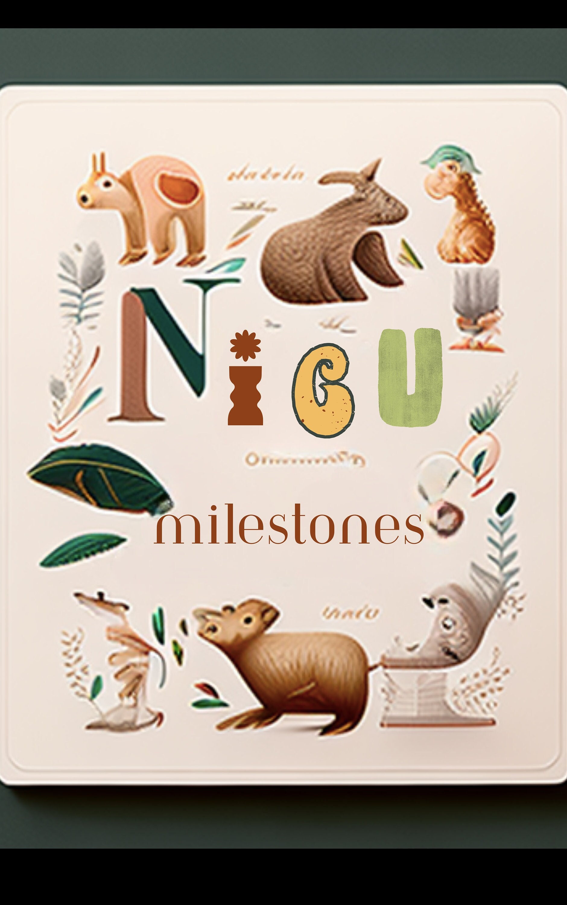 60 NICU Boy Preemie Milestone Cards, Preemie Photo Prop Cards, Newborn ...