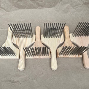 Wool Combs Double, Set of 2 Hand Carders,wool Combs,fiber Combs ...