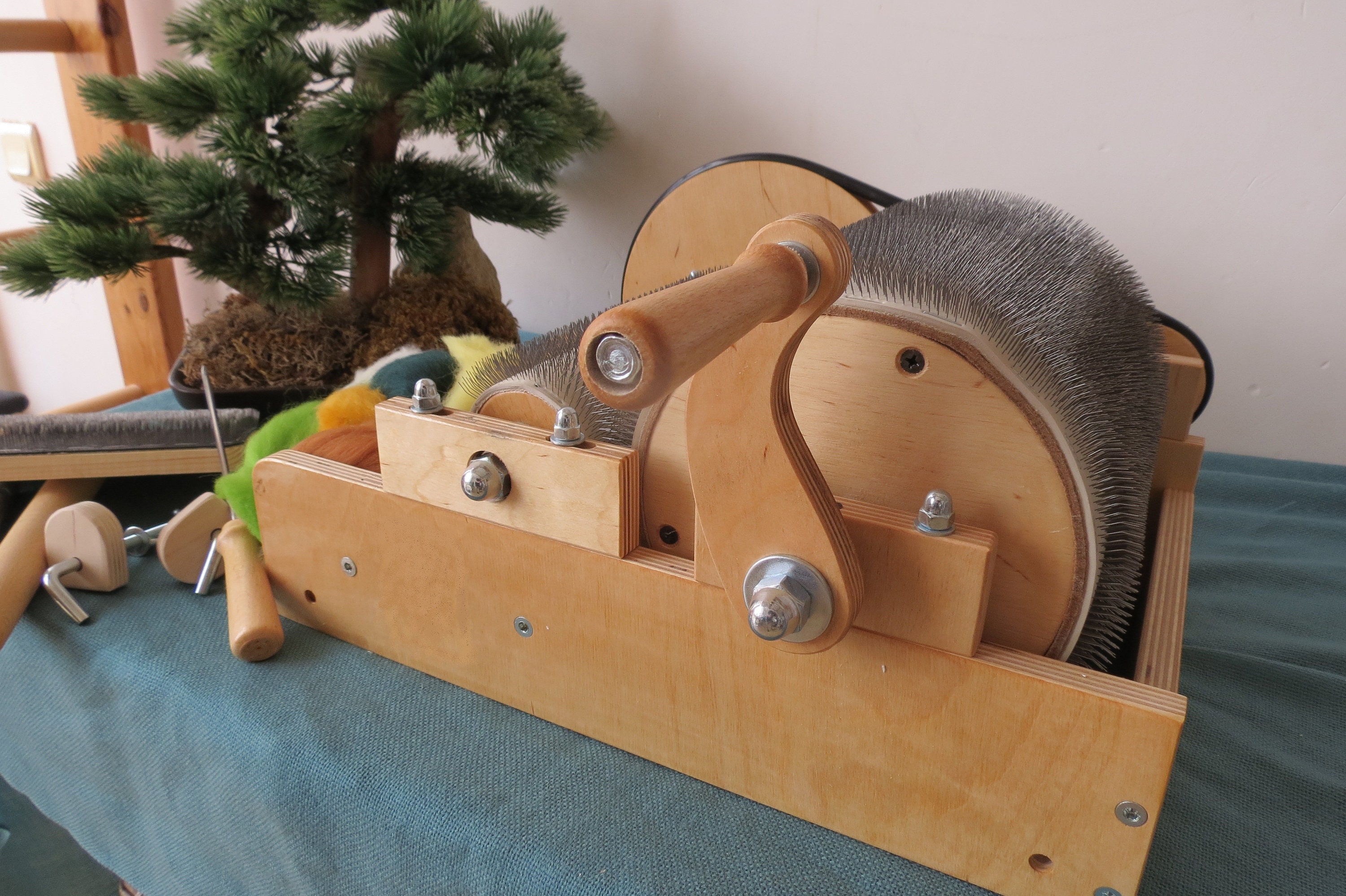 Drum Carder Blending Board 72 TPI Wool Carder - Etsy