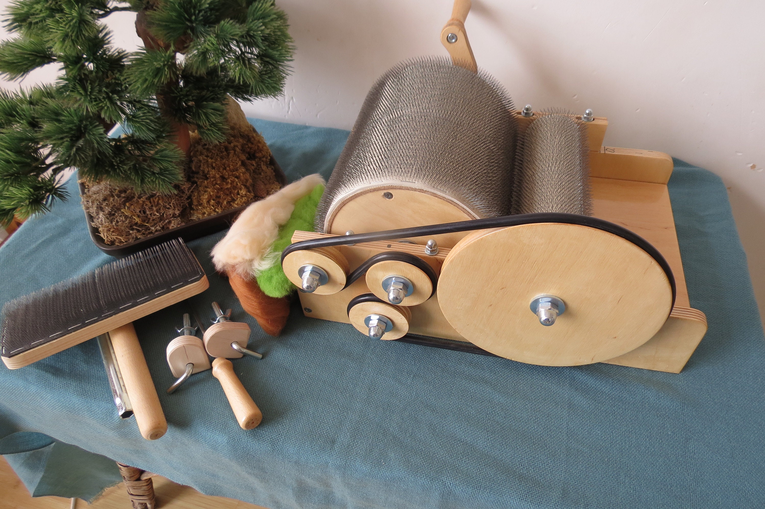 Carder for Wool Fiber Combing Cardings Blending Board 72 TPI - Etsy Canada