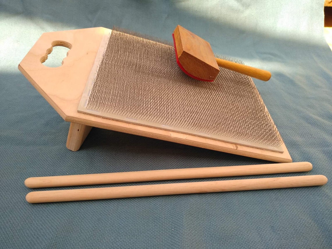 Wooden Carder Fiber Combing Cardings Blending Board 72 TPI - Etsy