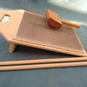 Wooden Carder Fiber Combing Cardings Blending Board - 72 TPI ,wool ...